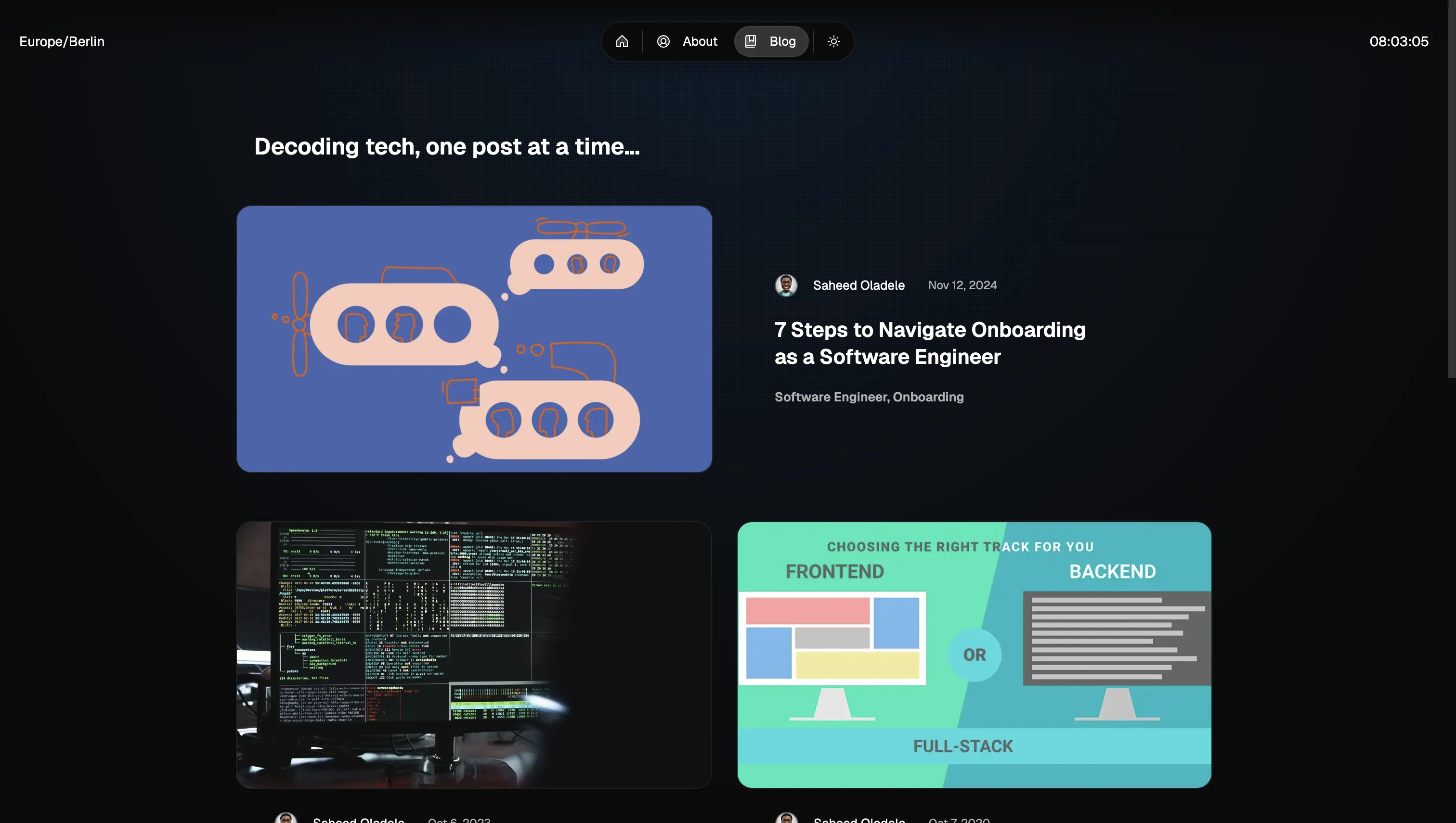 Decoding tech, one post at a time...